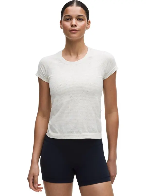 Lululemon Swiftly Tech Short-sleeve Shirt 2.0 - White/multi