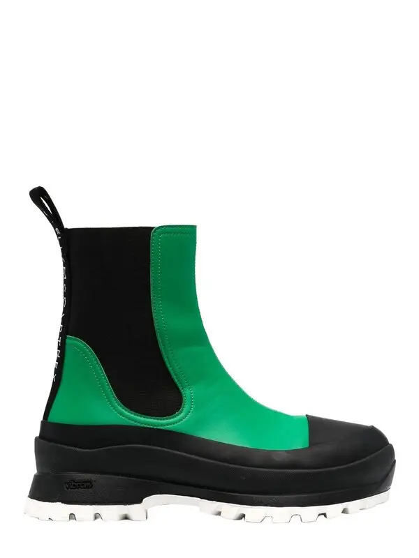 Stella McCartney Two-tone Ankle Boots - Green