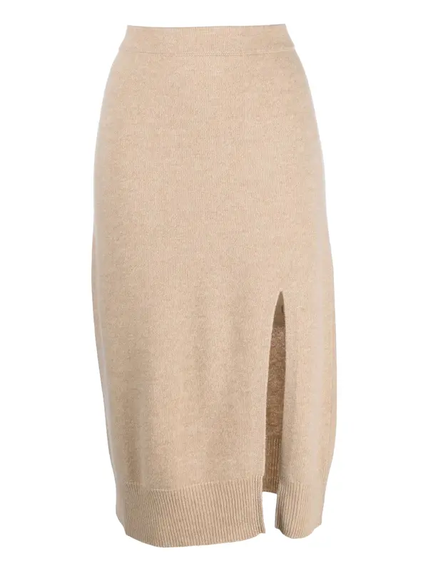 Lorena Antoniazzi Straight-leg Knitted Skirt - Neutrals