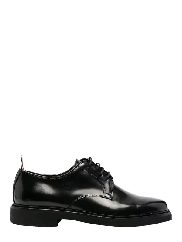 Thom Browne Polished Calf Uniform Derby Shoes - Black