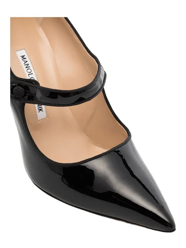 Manolo Blahnik Campari 105mm Pointed-toe Pumps - Black