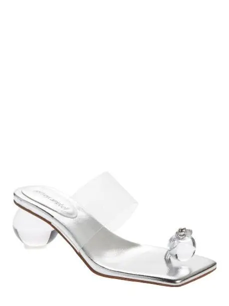 Jeffrey Campbell Latus Sandal - Silver Clear
