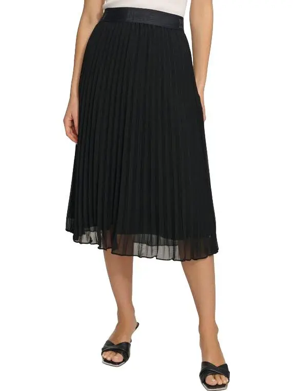 Dkny Sportswear Pleated Skirt - Black