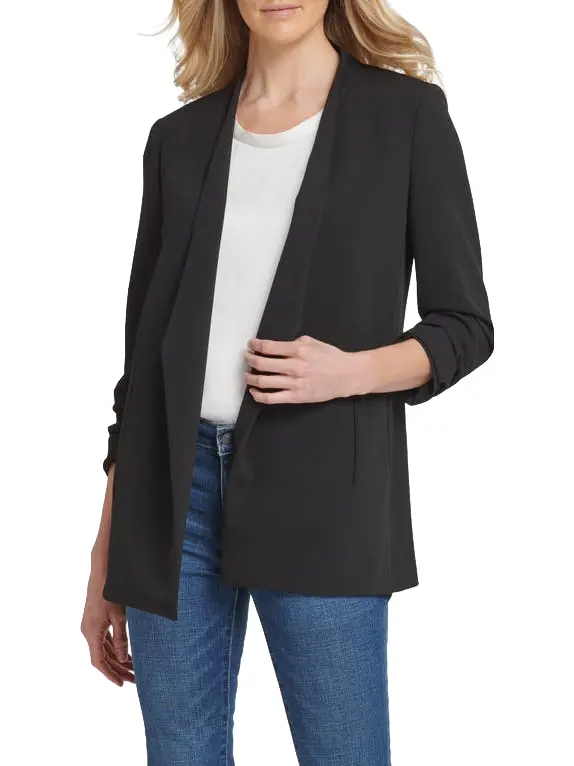 Dkny Open Front Blazer - Black
