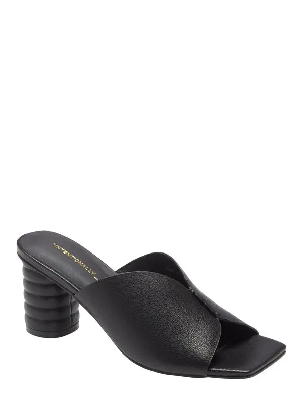Intentionally Blank Kamika Sandal - Black Leather