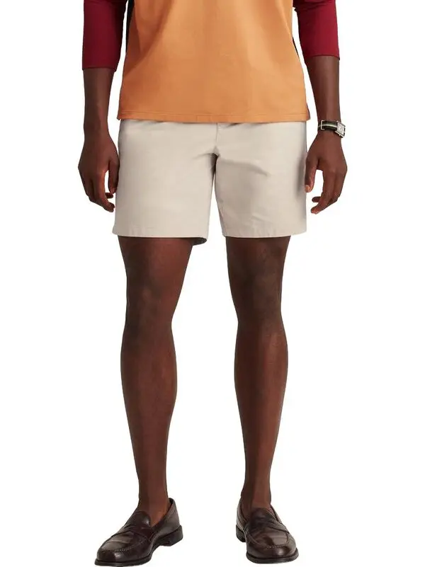 Bonobos Washed Stretch Cotton Chino Shorts - Oat Milk