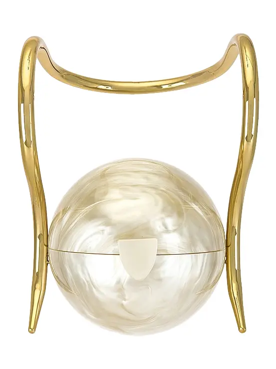 Cult Gaia Pearl Top Handle Bag - Ivory