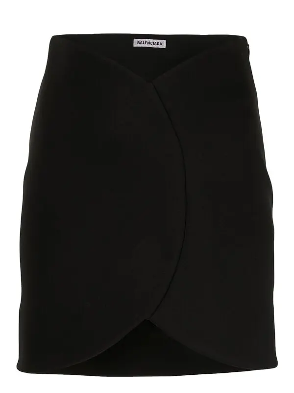 Balenciaga A-line Mini Skirt - Black