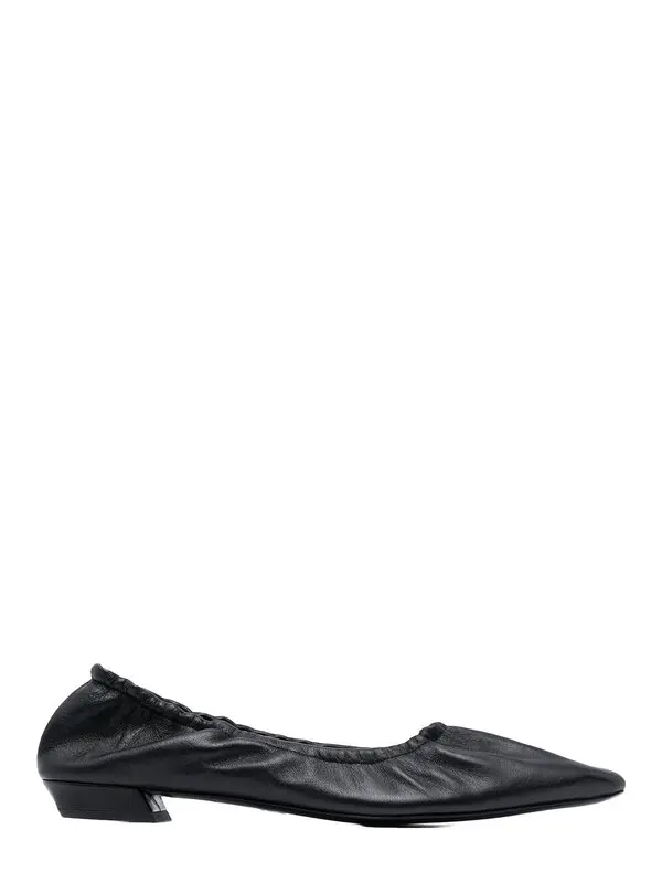 Proenza Schouler Ruched Ballerina Shoes - Black