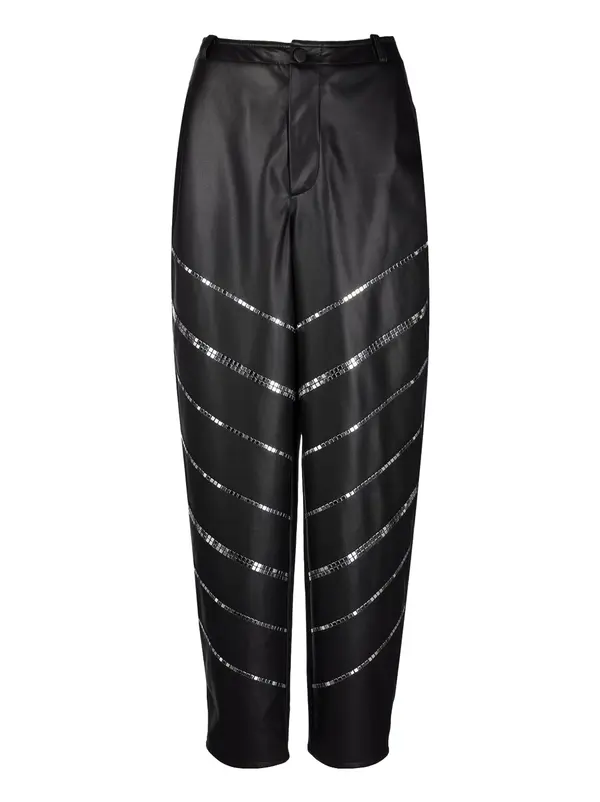 Philosophy Di Lorenzo Serafini Stud-embellished Trousers - Black