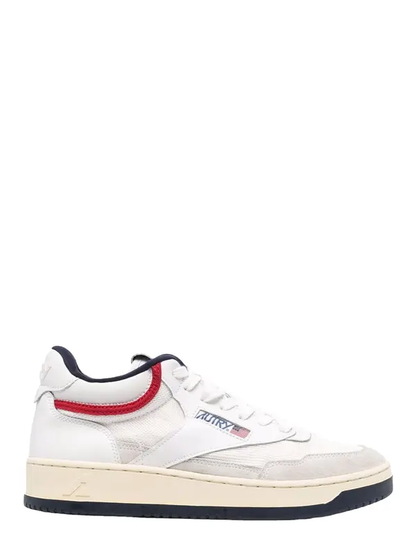 AUTRY Side Logo-patch Sneakers - White