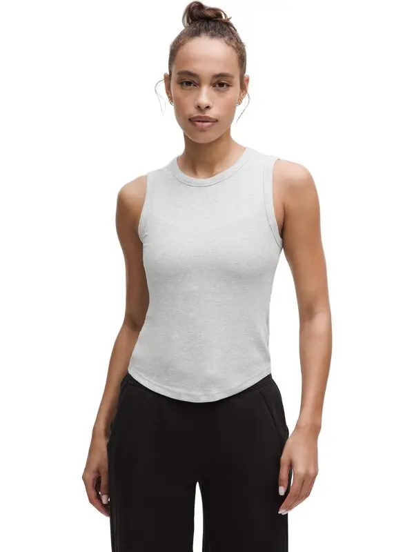 Lululemon Hold Tight Crewneck Tank Top - Heathered Core Ultra Light Grey