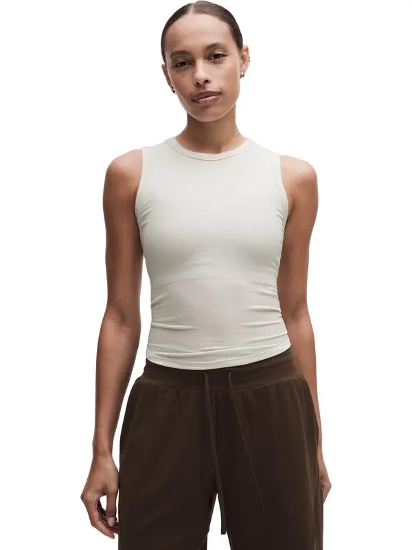 Lululemon Hold Tight Crewneck Tank Top - Light Ivory