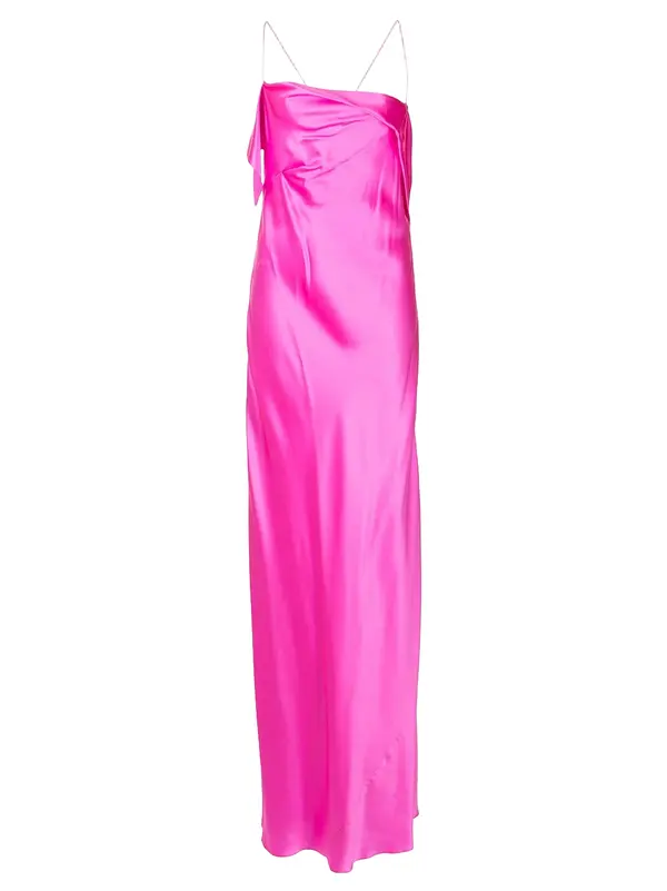 Michelle Mason Bias-cut Gown - Pink
