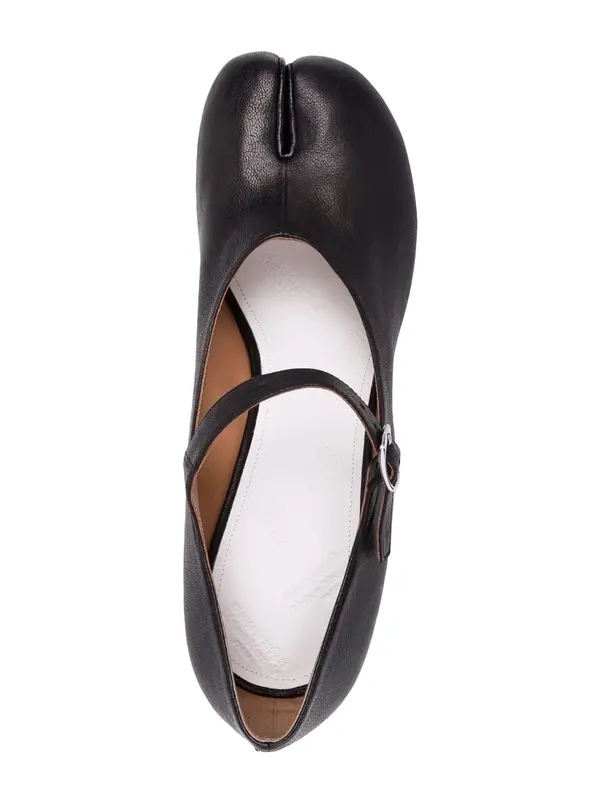 MAISON MARGIELA Tabi 60mm Mary Jane Pumps - Black