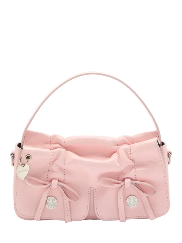 Acne Studios Mini Multipocket Leather Top Handle Bag - Pink