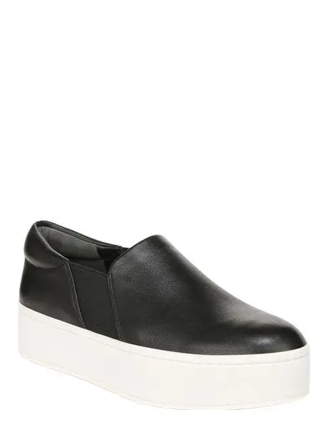Vince Warren Platform Slip-on Sneakers - Black