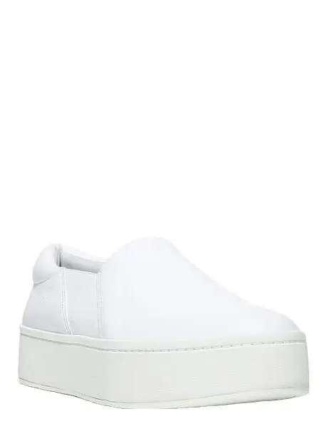 Vince Warren Platform Slip-on Sneakers - Plaster Leather