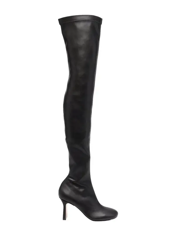 Stella McCartney Above-knee 75mm Boots - Black