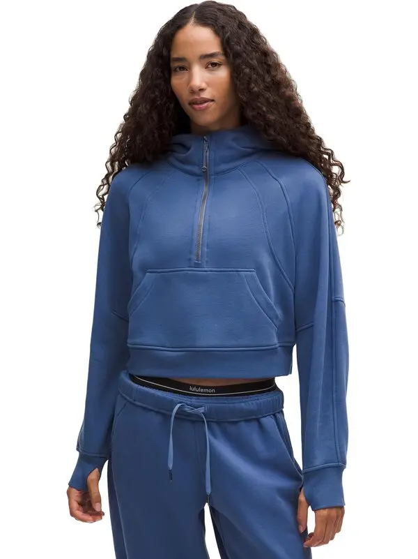 Lululemon Scuba Oversized Half-zip Hoodie - Brilliant Blue
