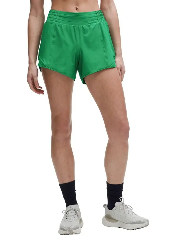 Lululemon Hotty Hot High-rise Lined Short - Raceway Green