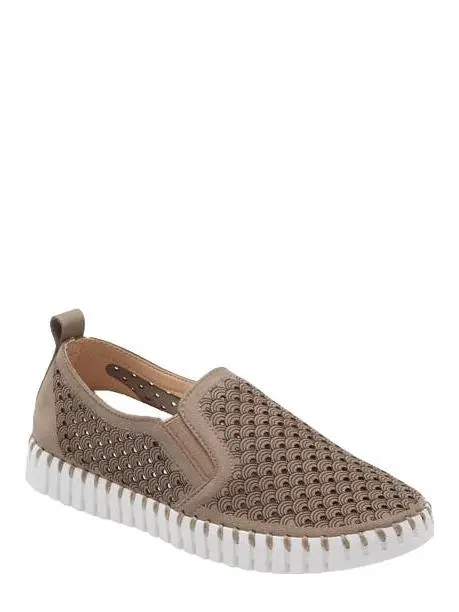ILSE JACOBSEN Tulip Perforated Slip-on Sneaker - Falcon