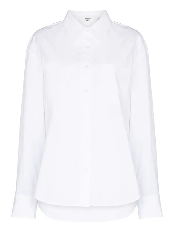 THE FRANKIE SHOP Lui Organic-cotton Shirt - White