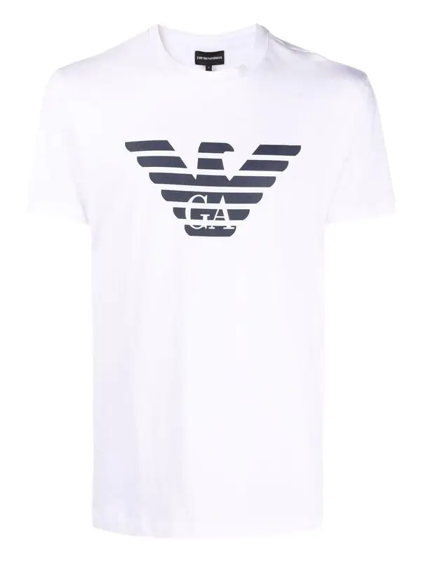 Emporio Armani Eagle-logo T-shirt - White