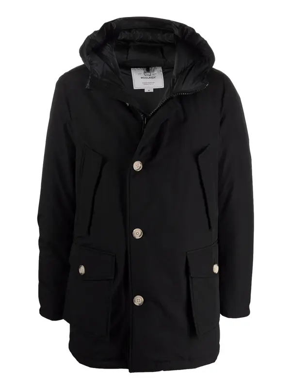 Woolrich Down-feather Hooded Coat - Black