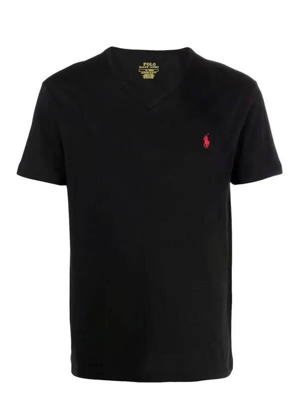 Polo Ralph Lauren Polo Pony-embroidered T-shirt - Black