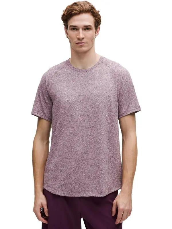 Lululemon License To Train Short-sleeve Shirt - Heathered Plum