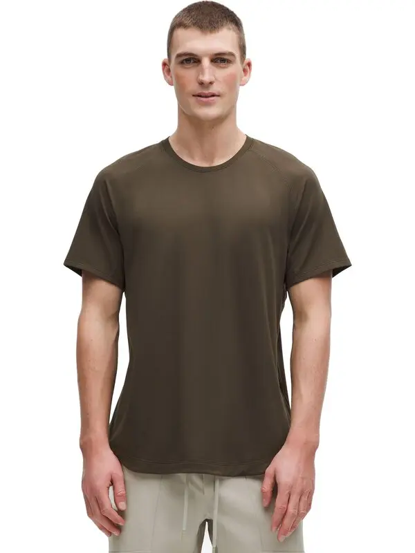 Lululemon License To Train Short-sleeve Shirt - Olive Brown