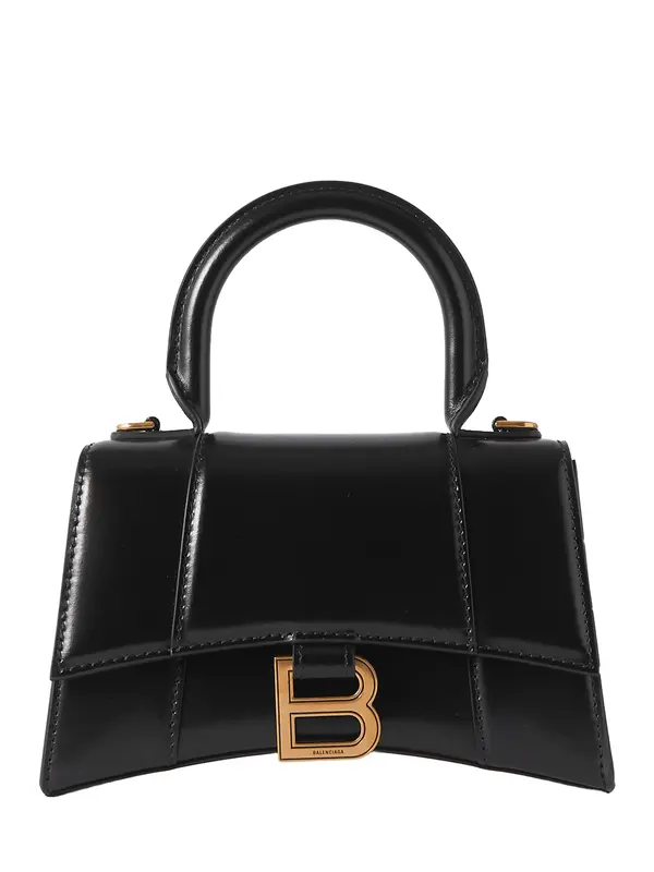 Balenciaga Hourglass Xs Tote - Black