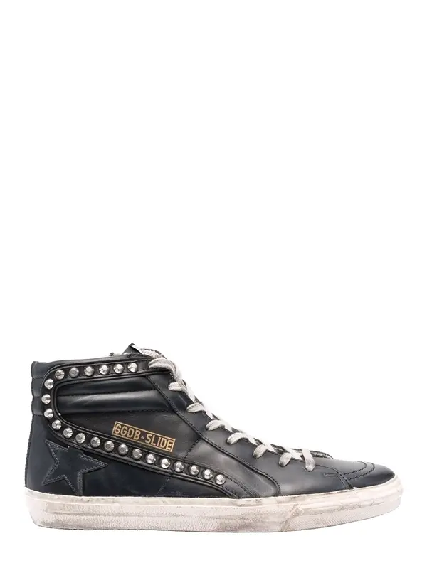 Golden Goose Slide High-top Sneakers - Black