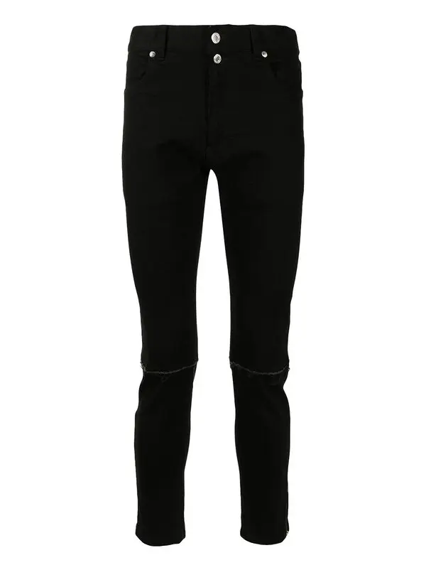 UNDERCOVERISM Zip-ankle Slim Jeans - Black