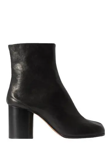 MAISON MARGIELA Tabi Split-toe Leather Ankle Boots - Black