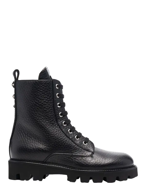 Philipp Plein Lace-up Ankle Boots - Black