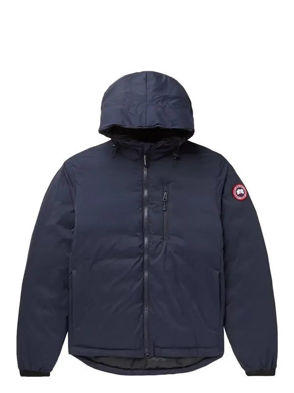 Canada Goose Lodge Slim-fit Hooded Down Jacket - Blue