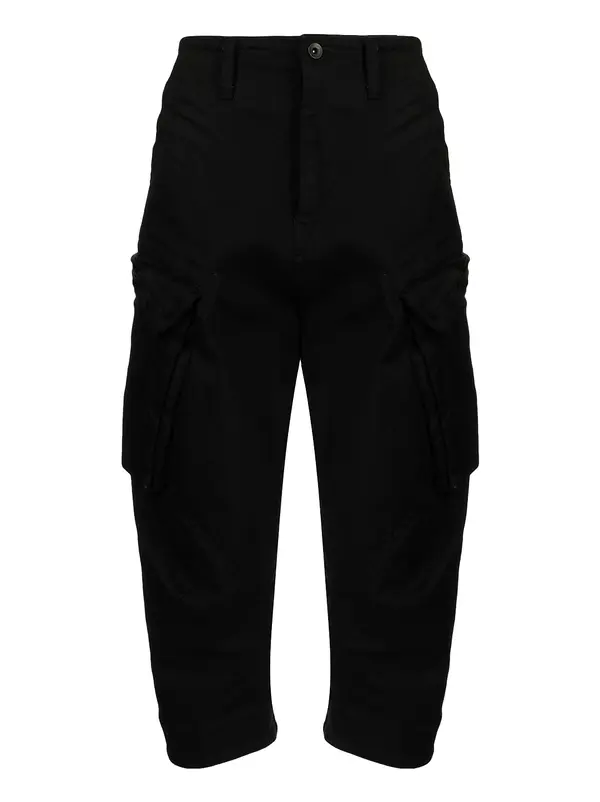 JULIUS Cargo Denim Trousers - Black
