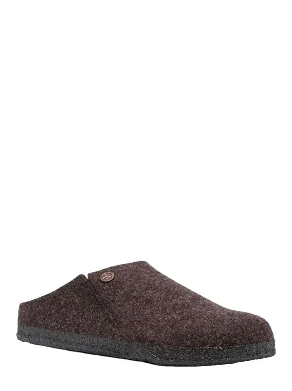 BIRKENSTOCK Felted Closed-toe Mules - Brown