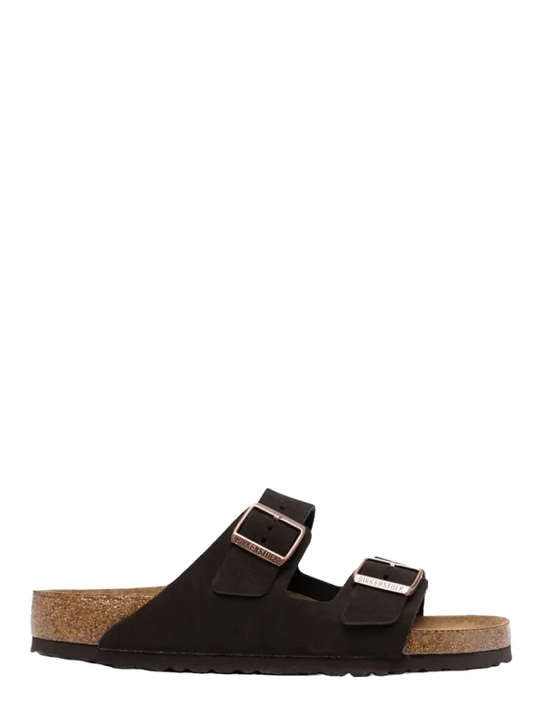 BIRKENSTOCK Arizona Suede Sandals - Brown