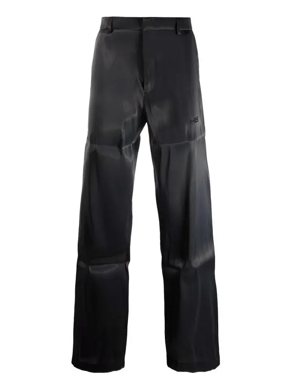 HELIOT EMIL Metallic-effect Trousers - Grey