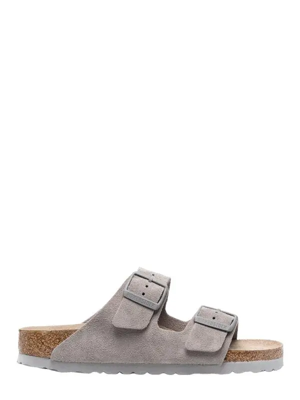 BIRKENSTOCK Arizona Suede Sandals - Grey