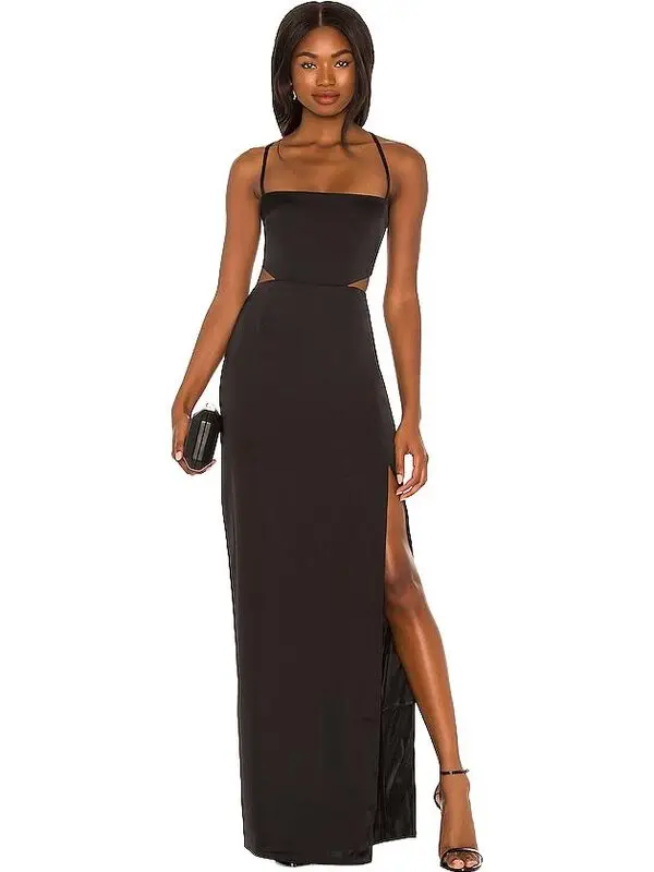 NOOKIE Stella Cut Out Gown - Black