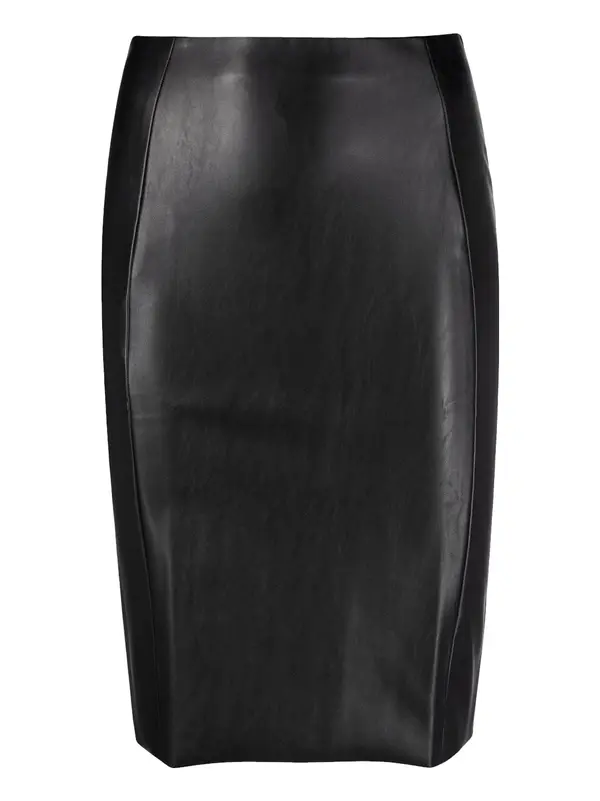 Wolford Jenna Faux-leather Skirt - Black