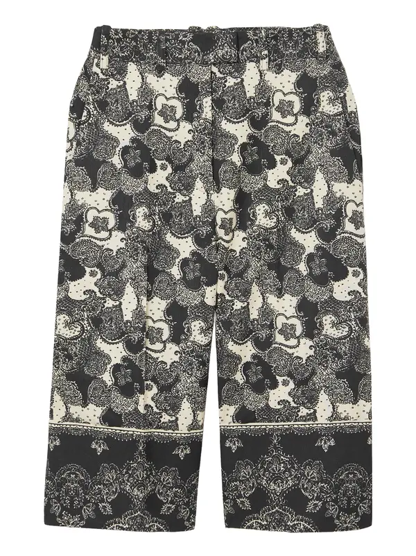 Brock Collection Tam Paisley Culottes - Black