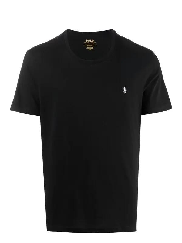 Polo Ralph Lauren Polo Pony-embroidered Cotton T-shirt - Black