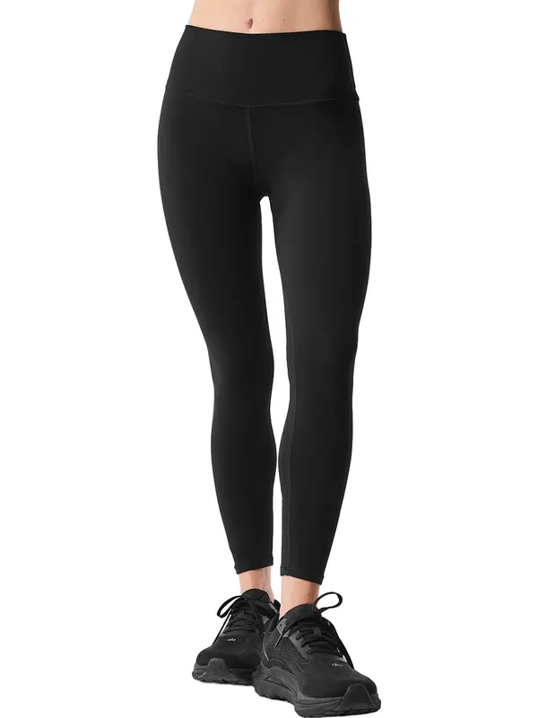 Alo Yoga Soft High-waist 7/8 Highlight Legging - Black