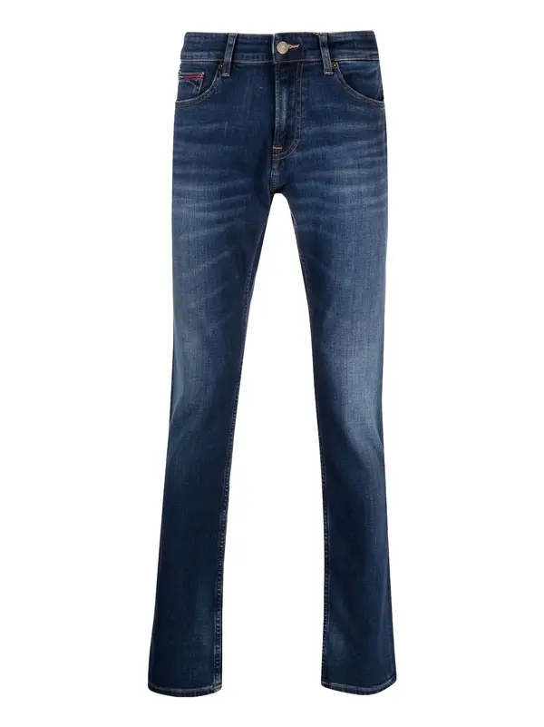 Tommy Hilfiger Scanton Mid-rise Slim-fit Jeans - Blue