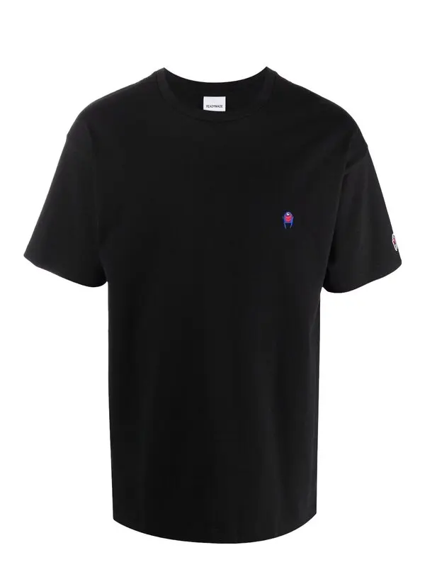 Readymade Logo-embroidered Cotton T-shirt - Black